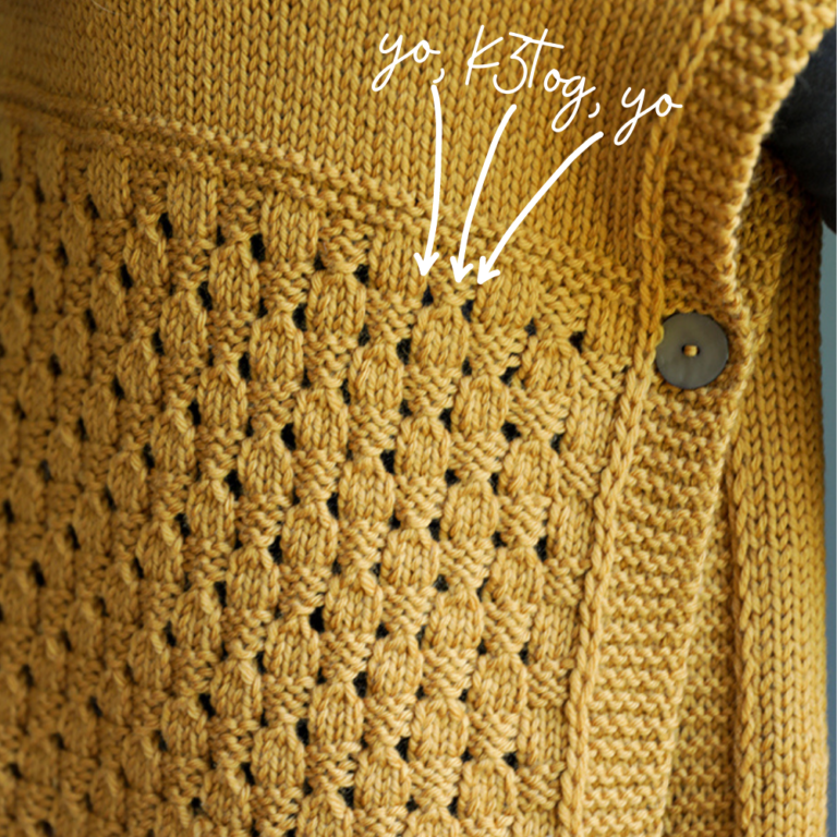 Acorn Lace Stitch Pattern, for Fall – Elizabeth Smith Knits