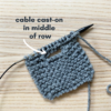 The What and Why of Cable Cast-on – Elizabeth Smith Knits