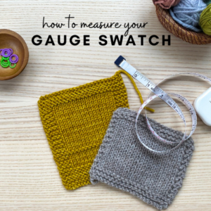 How to measure your gauge swatch – Elizabeth Smith Knits