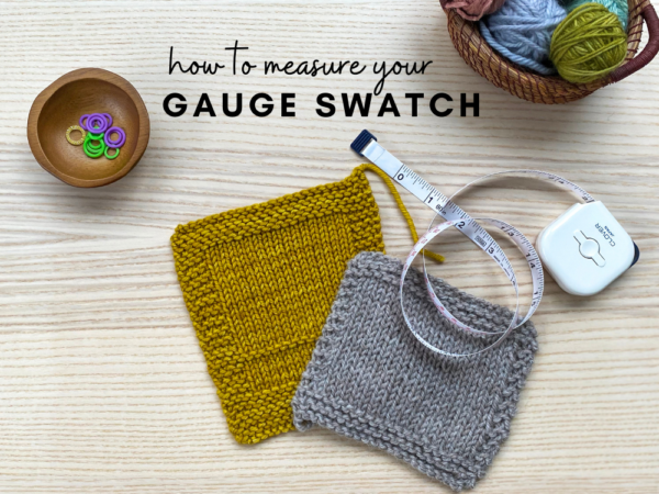 How to measure your gauge swatch – Elizabeth Smith Knits
