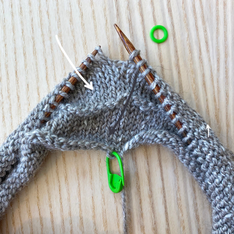 How to work the knitted turned hem – Elizabeth Smith Knits