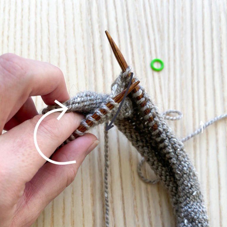 How to work the knitted turned hem – Elizabeth Smith Knits
