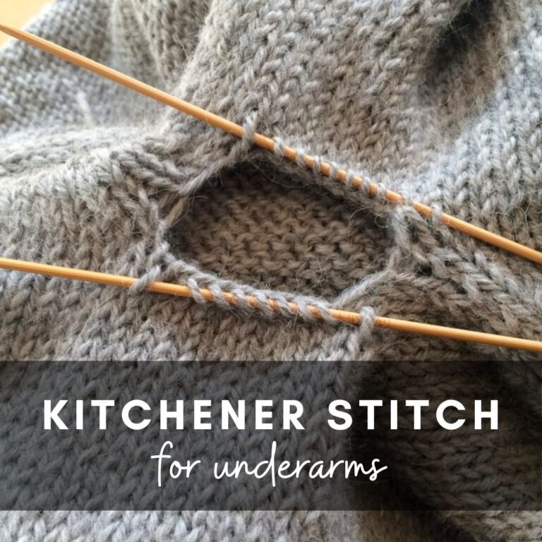How to kitchener stitch – Elizabeth Smith Knits