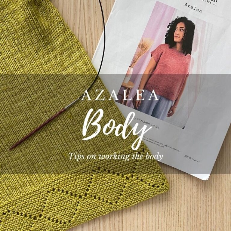 Working the Body of Azalea – Elizabeth Smith Knits
