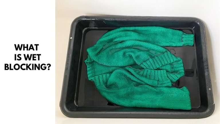 Before and After (blocking) – Elizabeth Smith Knits