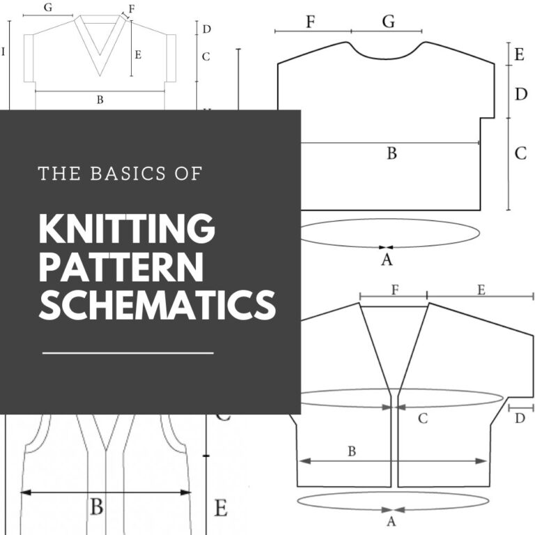The Basics of Knitting Pattern Schematics – Elizabeth Smith Knits