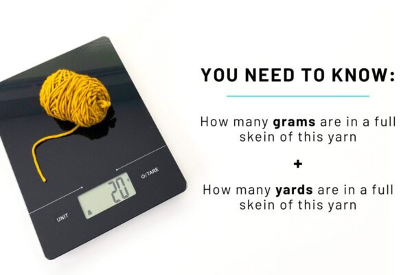 The Why & How of Weighing Yarn – Elizabeth Smith Knits