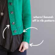 How to Bind-Off in Pattern – Elizabeth Smith Knits