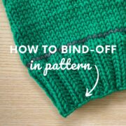 How to Bind-Off in Pattern – Elizabeth Smith Knits