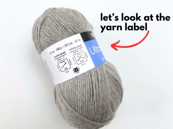 How to read a yarn label’s gauge information – Elizabeth Smith Knits