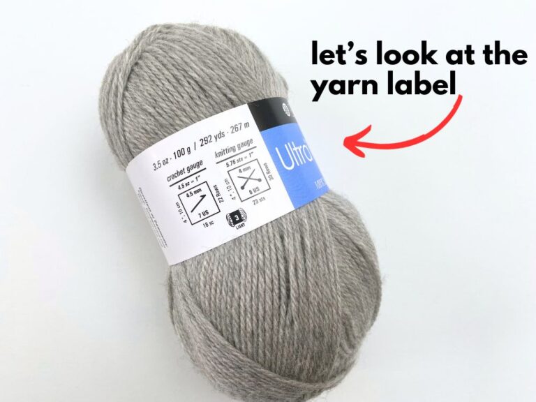 How to read a yarn label’s gauge information – Elizabeth Smith Knits