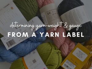 How to read a yarn label’s gauge information – Elizabeth Smith Knits