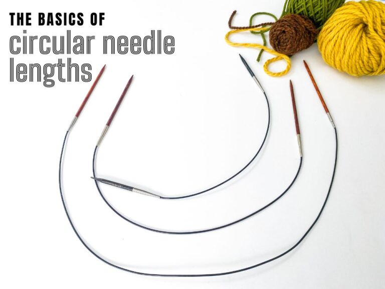 The Basics of Circular Needle Lengths – Elizabeth Smith Knits